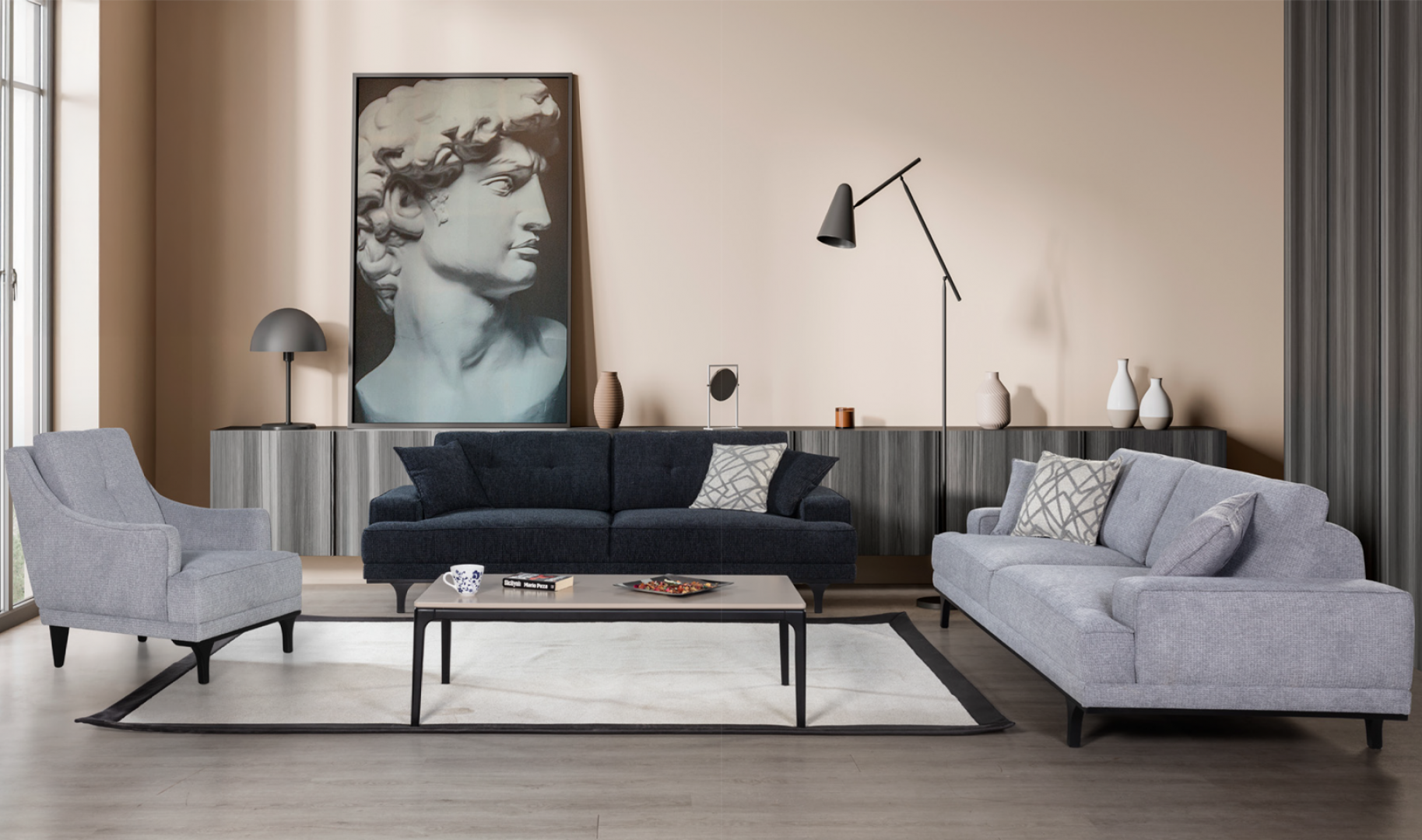 Dora Sofa Set