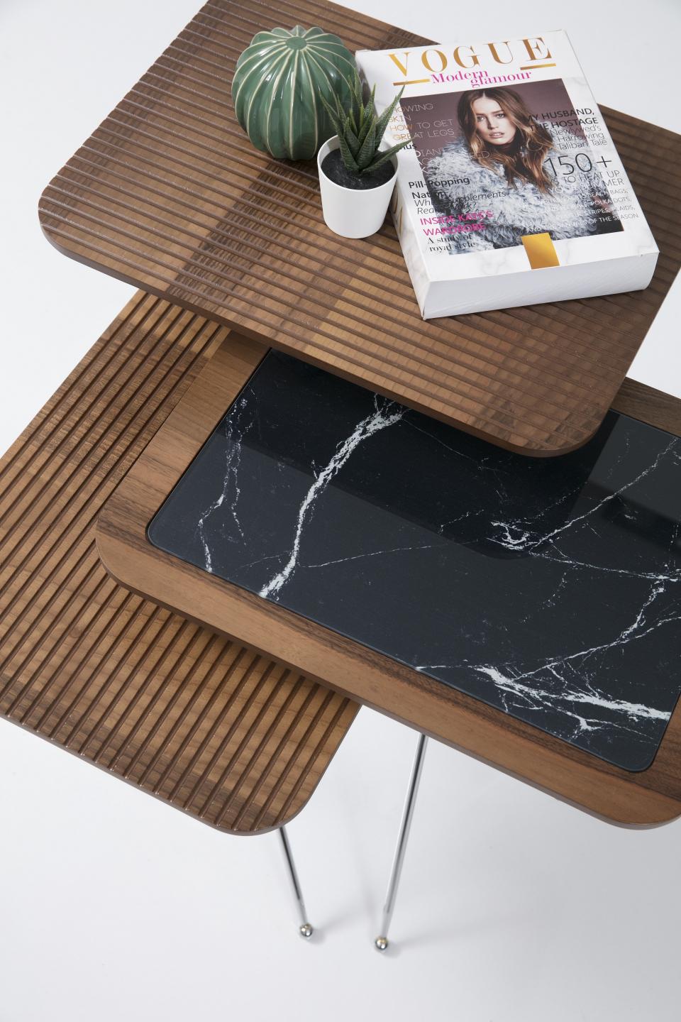 Diamond Nesting Table