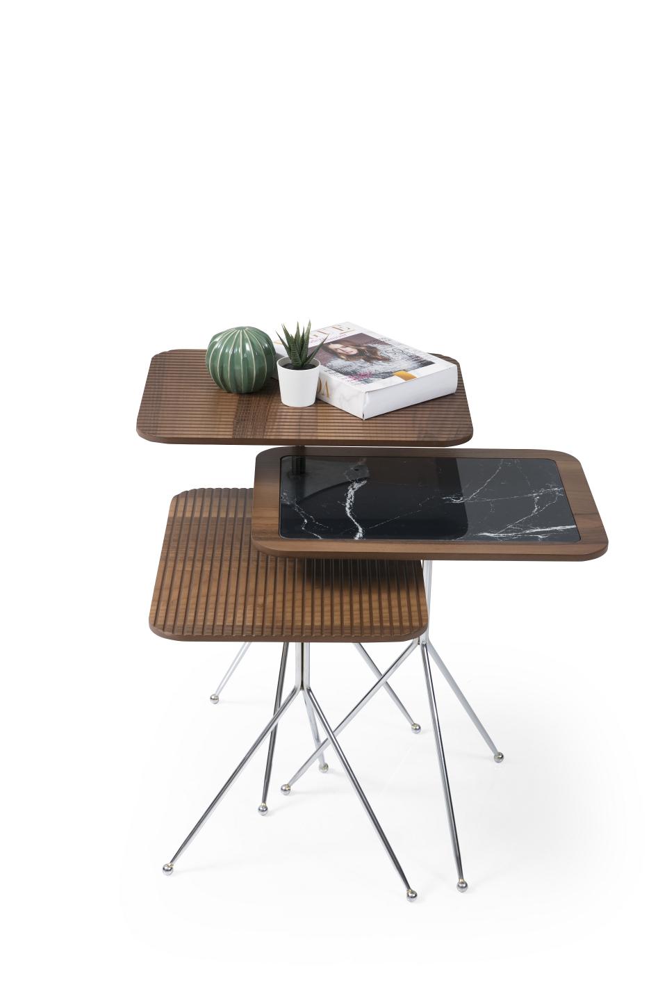 Diamond Nesting Table